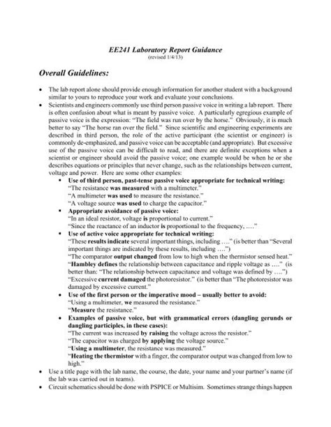 Lab Report Instructions