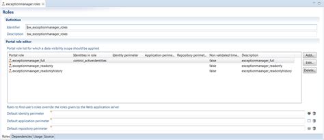 Exception Management Radiant Logic Documentation