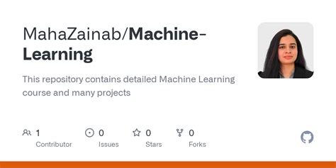 Github Mahazainab Machine Learning This Repository Contains Detailed Machine Learning Course