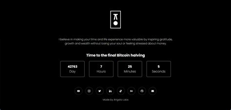 GitHub Andygrowth Countdown To The Final Bitcoin Halving Time To The Final Bitcoin Halving