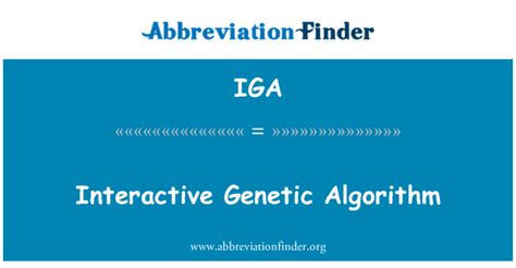 Iga Significa Algoritmo Genético Interactivo Interactive Genetic
