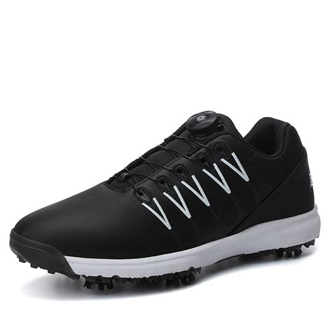 Men Golf Shoes Quick Lacing Brand F Shoe Leather S Grandado