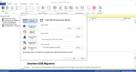 EDB Migration Tool To Migrate Exchange Mailboxes To Various Targets