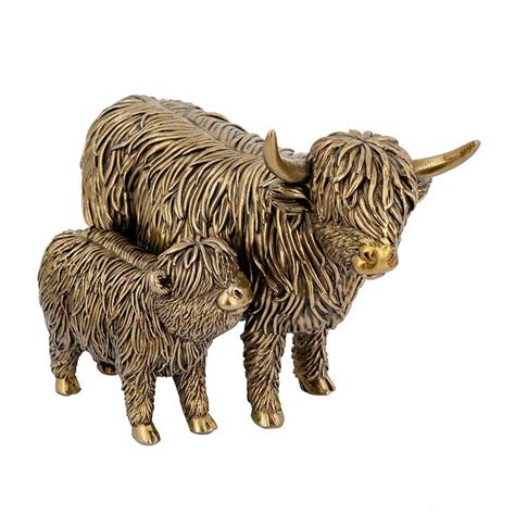 Rustic Bohemian Scottish Lifelike Rich Bronze 5 In X 6 In Plastic