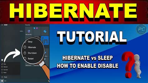 What is Hibernate | Hibernate Tutorial | Hibernation vs Sleep | How to Enable and Disable ...