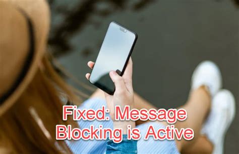 How To Fix Message Blocking Is Active On IPhone Android Sysprobs