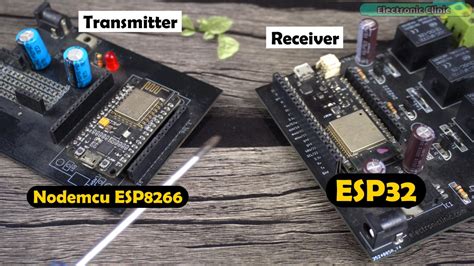 Esp8266 And Esp32 As Transmitter And Receiver Home Automation Project