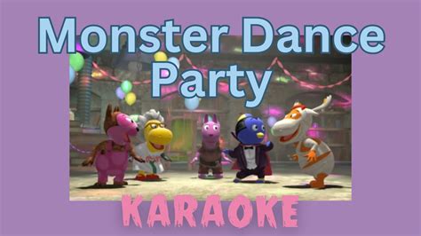 Monster Dance Party Karaoke Backyardigans Background Tracks Youtube