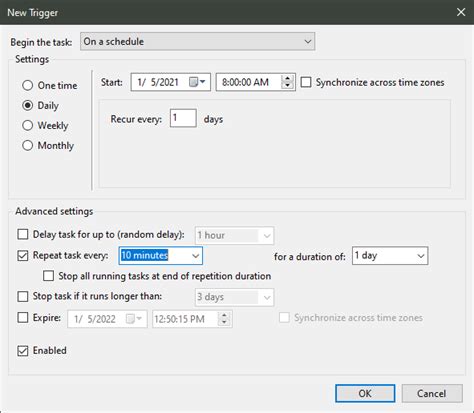 Running A Python Script Every X Minutes On Windows 10 Dev Community