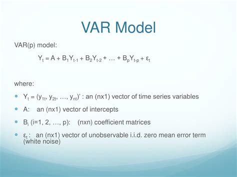 Ppt Vector Autoregression Powerpoint Presentation Free Download Id4029803