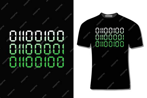 Premium Vector Binary Code Computer Programmer Design