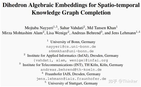dihedron algebraic embeddings for spatio temporal knowledge graph