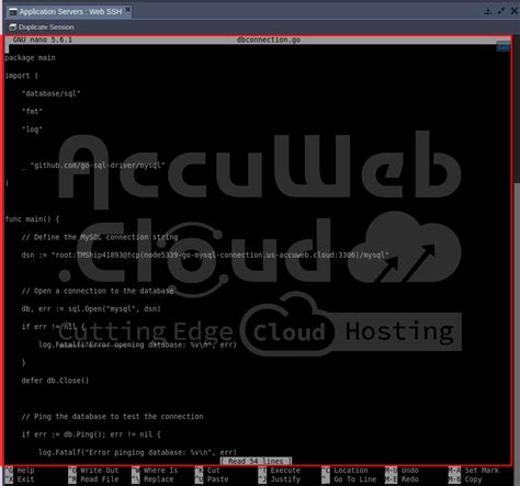 Connect Mysql Or Mariadb With Go Lang On Accuwebcloud