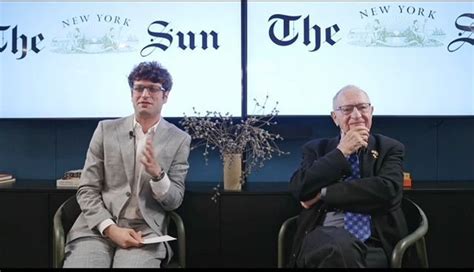 The New York Sun On Linkedin Legal Scholar Alan Dershowitz In Parley With The Sun Calls