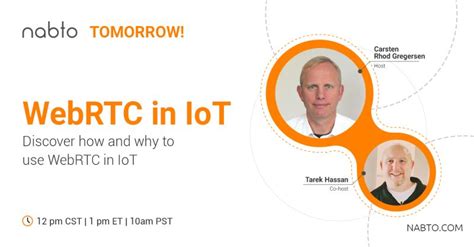 nabto on linkedin webinar webrtc iot internetofthings iotapplications