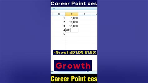 growth excel growthstocks excelformula excelclasses exceltips