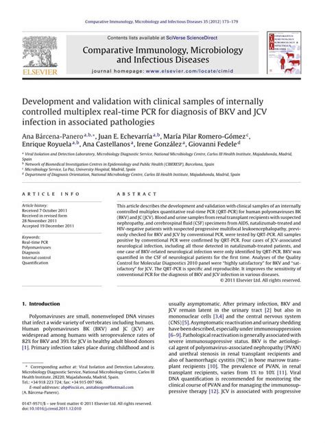Pdf Development And Validation With Clinical Samples Of Internally
