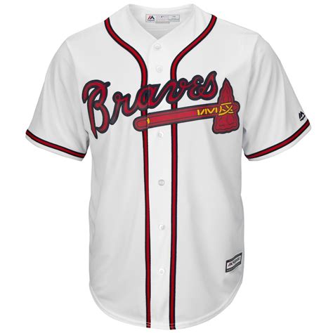 Mens Atlanta Braves Nick Markakis Majestic White 2019 Home Cool Base