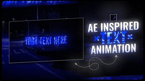AE INSPIRED TEXT ANIMATION Alight Motion YouTube