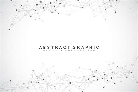 Premium Vector Geometric Abstract Background With Connected Lines And