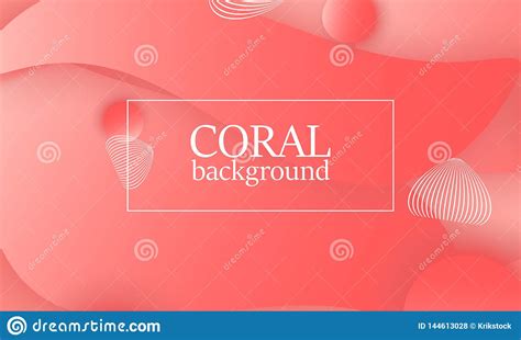 Coral Color Abstract Background Vector Stock Vector Illustration Of Pastel Motion 144613028