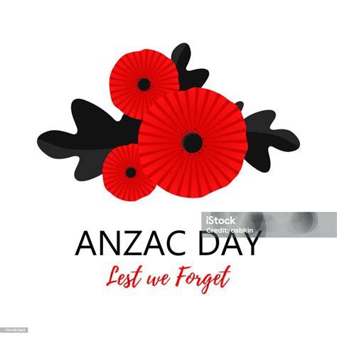 밝은 양 귀 비 꽃 기억의 날 기호입니다 우리가 글자를 잊어 하지 않도록 안 작의 일 글자 벡터 일러스트 11월에 대한 스톡 벡터 아트 및 기타 이미지 Istock