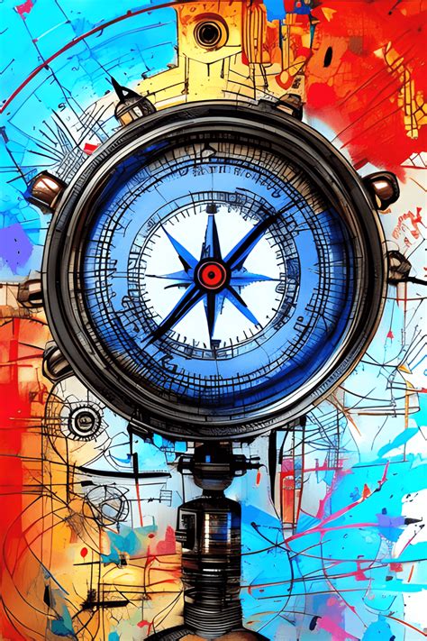3d Animated Robot Compass · Creative Fabrica