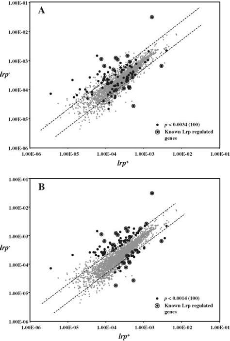 Scatter Plot Showing The Mean Of The Fractional Mrna Levels Obtained