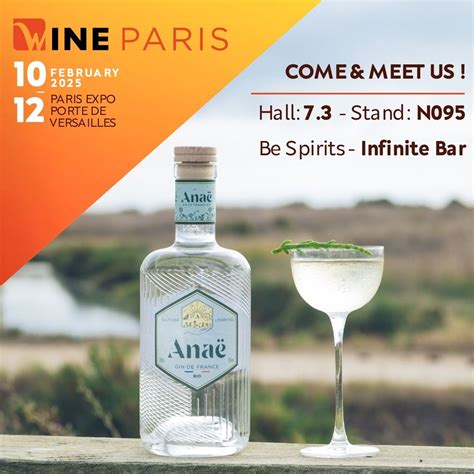 Anaë Wineparis2025 Cocktails Infinitebar Spiritueux Gin Anaë