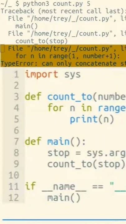 Tracebacks Should Be Read From The Bottom Upward Python Youtube