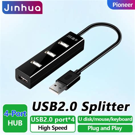 Jinhua USB Port Splitter High Speed HUB Fast Data Transmission Plug And Play Easy To