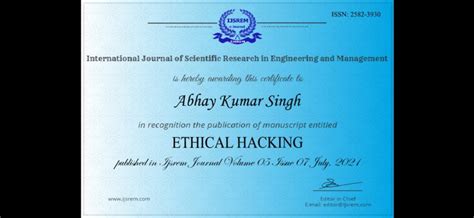 Abhay Kumar Singh On Linkedin Researchpaper Ijsrem