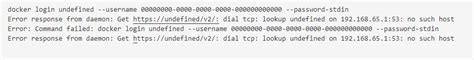 Pop Up An Error When Running Docker Registries Log In To Docker Cli