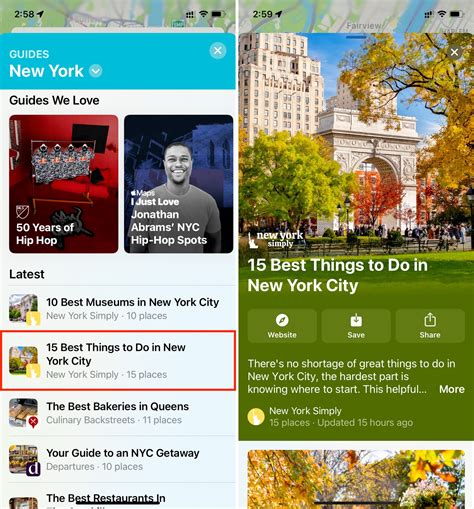 How To Use Curated City Guides In Apple Maps
