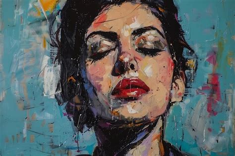 Premium Photo Graphic Design Portrait Of A Fashionable Black Woman