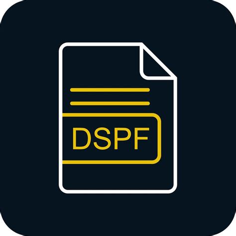 Dspf File Format Line Red Circle Icon 44191210 Vector Art At Vecteezy