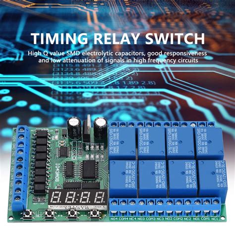 Timing Relay Switch Time Delay Relay Anti Reverse Diode Low Attenuation