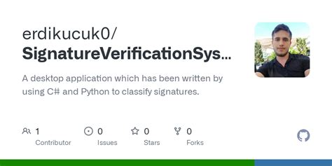 signatureverificationsystem classifier py at master · erdikucuk0