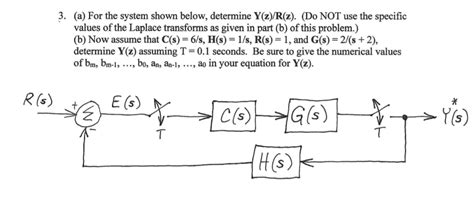 Solved A For The System Shown Below Determine Chegg