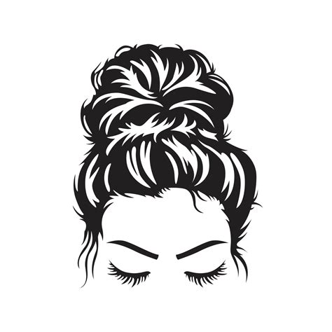 How To Draw A Girl With A Bun