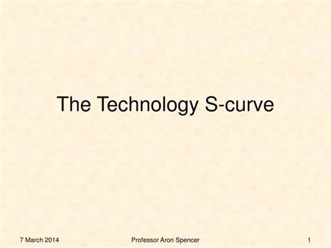 PPT The Technology S Curve PowerPoint Presentation Free Download ID