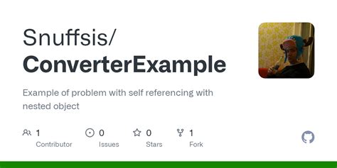Github Snuffsisconverterexample Example Of Problem With Self