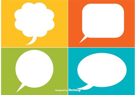 Speech Bubble Vector Labels 90429 Vector Art At Vecteezy