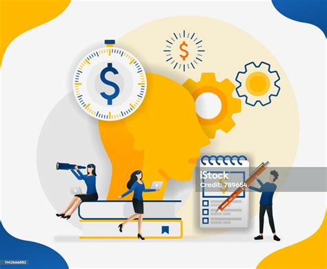 비용 간소화를 위한 브레인스토밍 재무 관리 돈과 금융 개념 벡터 삽화에 대해 머리에 생각을 만드십시오 방문 페이지 템플릿 Ui 웹 모바일 포스터 배너에 사용할 수 있습니다