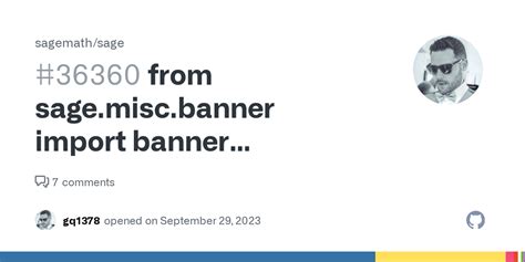from sage misc banner import banner modulenotfounderror no module
