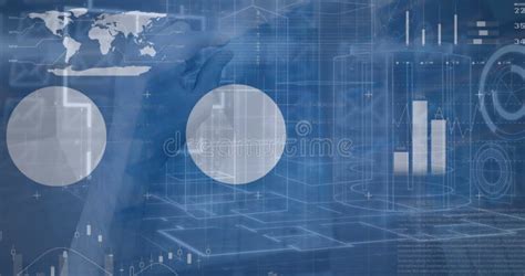 Animation Of Infographic Interface Moving Over Cropped Caucasian Hand With 3d Model Of Building