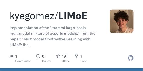 github kyegomez limoe implementation of the the first large scale