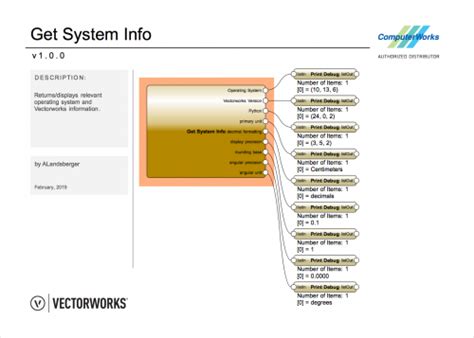 Get System Info Marionette Nodes Vectorworks Community Board
