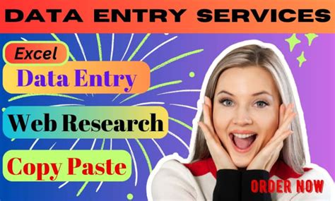 Do Super Fast Data Entry Web Research And Copy Paste For You By