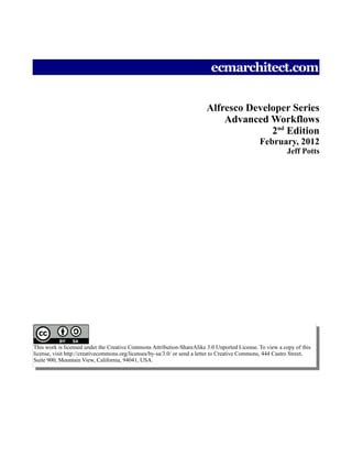 Alfresco Developer Series Advanced Workflows PDF